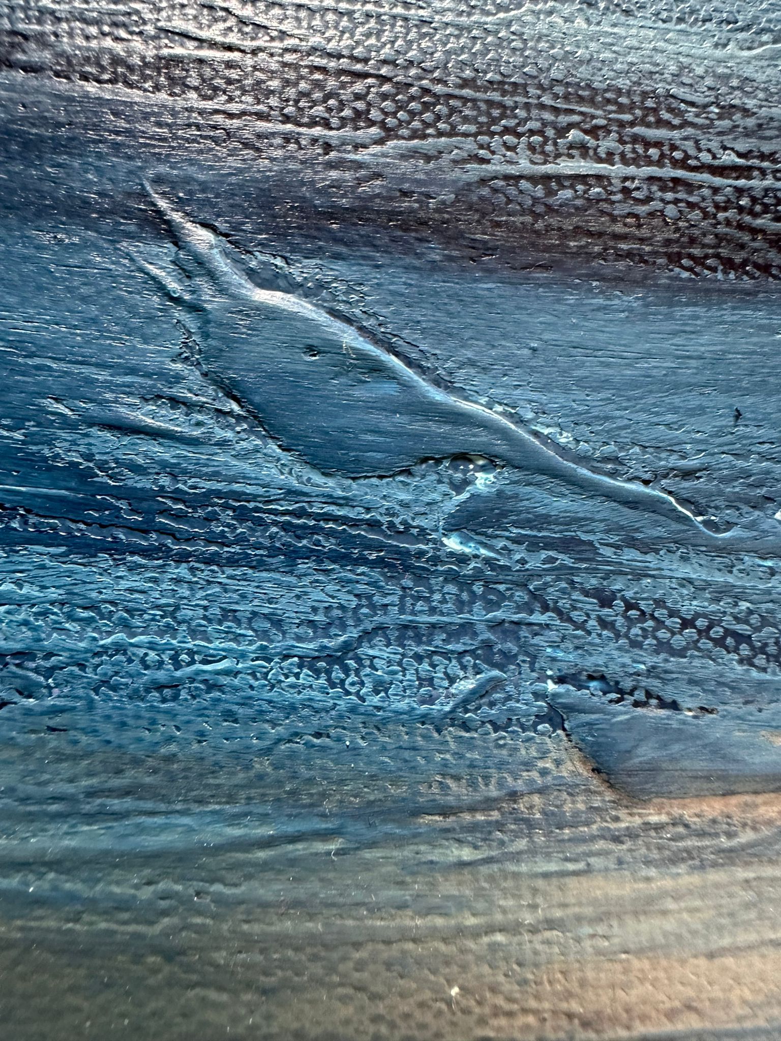 Waves - Acrylmalerei - Rakeltechnik - manuela eschbaum